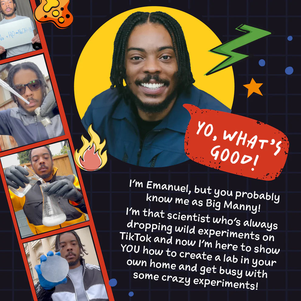 Big Manny Science 'Innit' Chemistry Experiment Kit – TikTok STEM Set ...