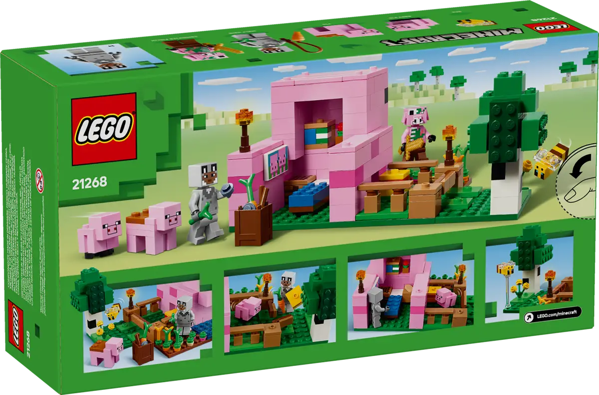 LEGO Minecraft The Baby Pig House – 21268 – Flemings Department Store
