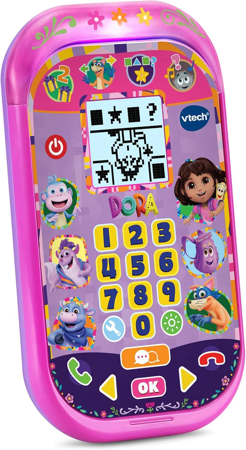VTech Dora’s Explore & Learn Phone – Bilingual Toy Phone – Flemings ...