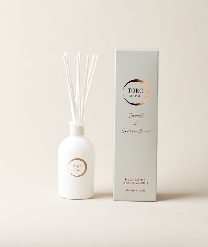 TORC Coconut & Orange Flower Reed Diffuser – Irish Tropical Home ...