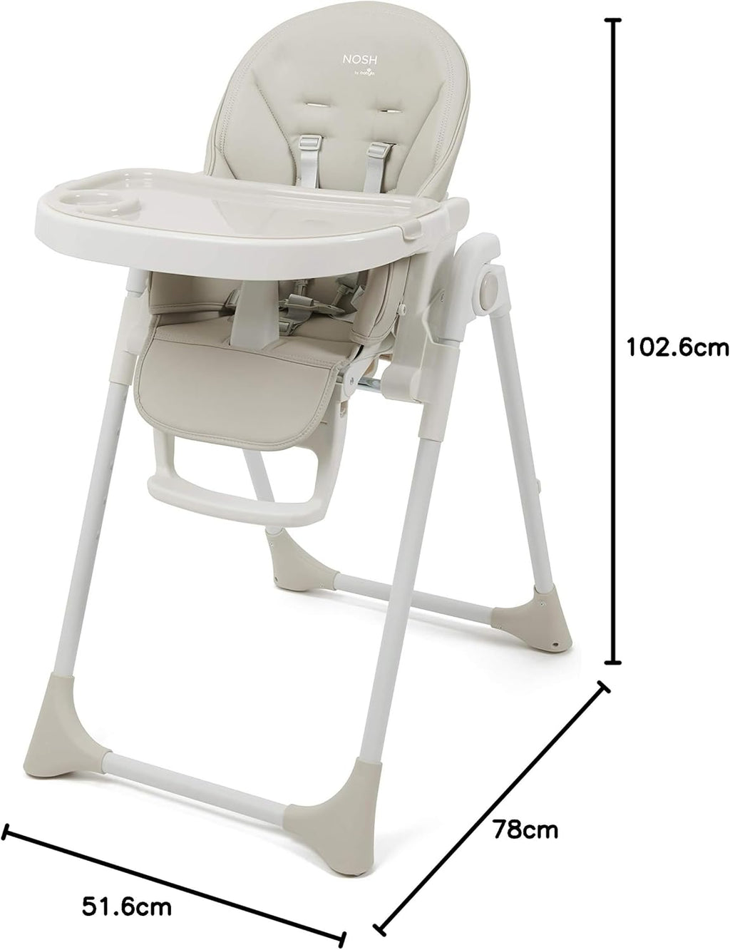 Babylo Nosh High Chair – Adjustable from Birth – Flemings Department Store